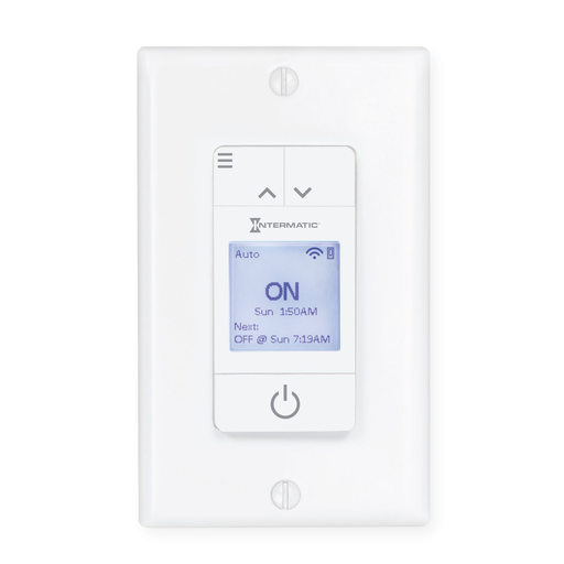 Smart Wi-Fi Timer, 120 VAC, 15A, White