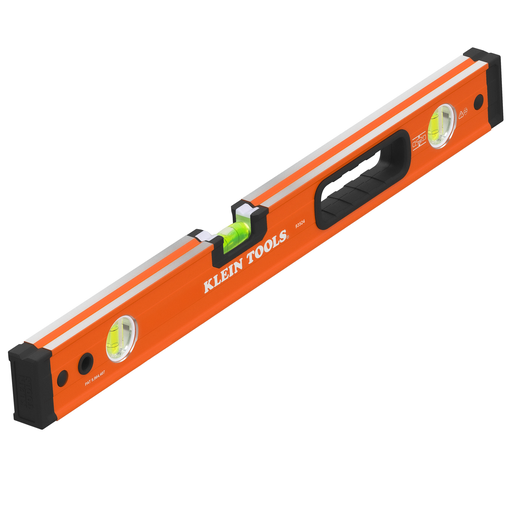 BOX BEAM LEVEL, 3 VIAL, 24-INCH