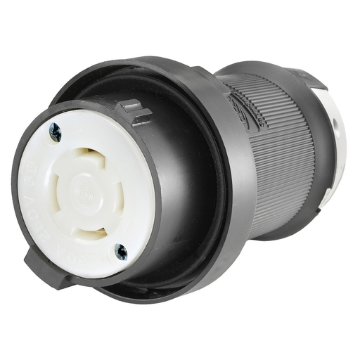 LOCKING DEVICES, TWIST-LOCK®,WATERTIGHT SAFETY-SHROUD® REVERSE SERVICE PLUG, 30A, 3 PHASE 250V ...