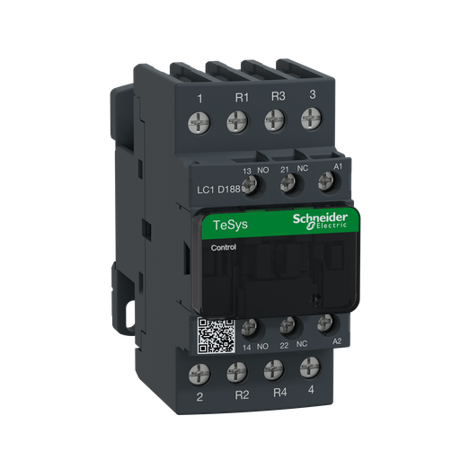 CONTACTOR, TESYS DECA, 4P(2NO+2NC), AC-1,
