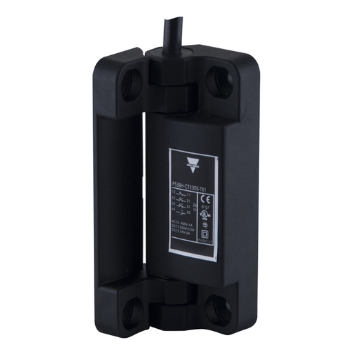 SAFETY HINGE SWITCH, TOP AXIAL 2M CABLE CONNECTION, 2NC + 2NO CONTACTS ...