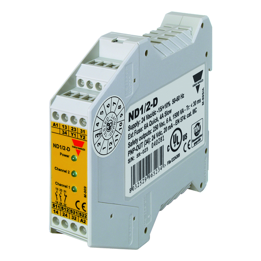 TWO HAND SAFETY MODULE ACCORDING TO EN 60204-1, EN 292-1/-2, EN 574 ...